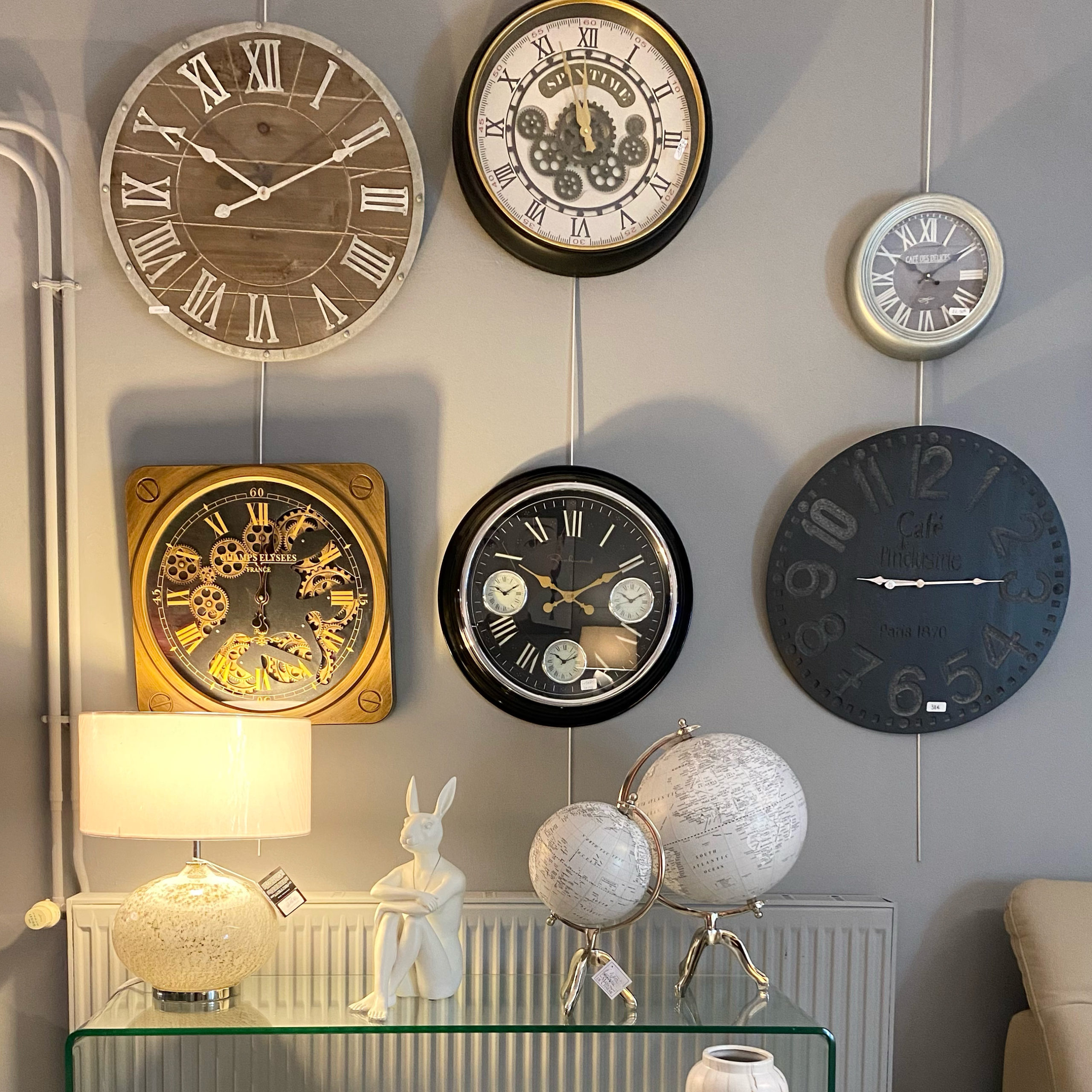 horloges-murales-originales-horloge-ronde-carre-metal-bois-chiffres ...