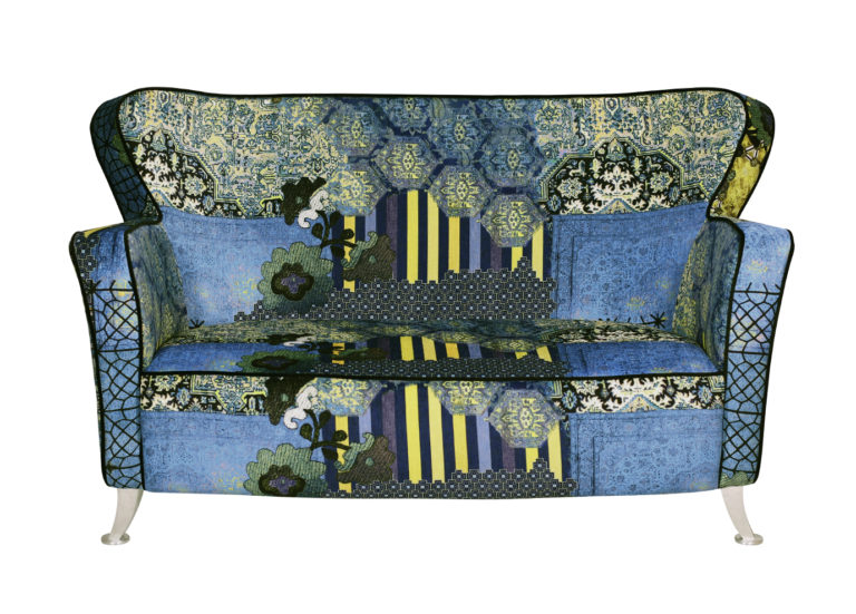 Petit canapé KLOÉ tissu au choix design ALC